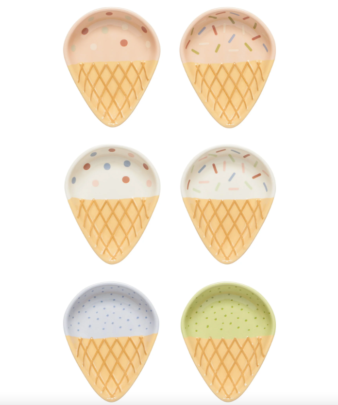 Seaside Ice cream Cone Pinch Bowl Set of 6 – Madame Gateaux