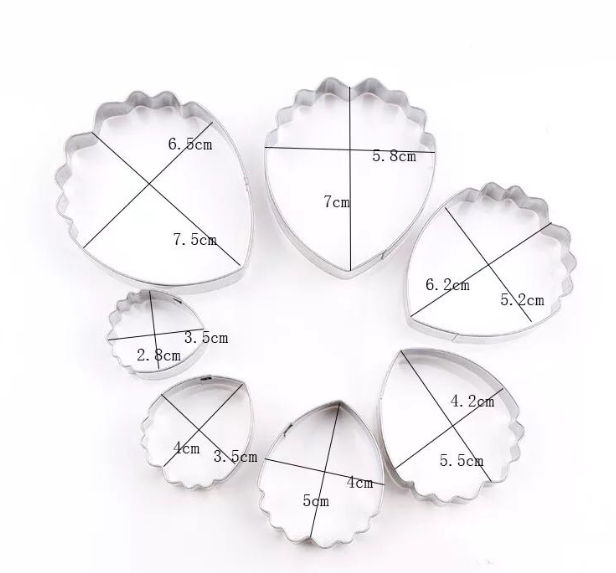 Peony Petal Cutters Set, 7 pcs – Madame Gateaux