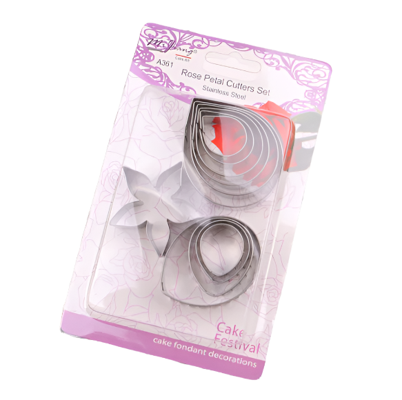 Full Rose Petal Cutter Set – Madame Gateaux